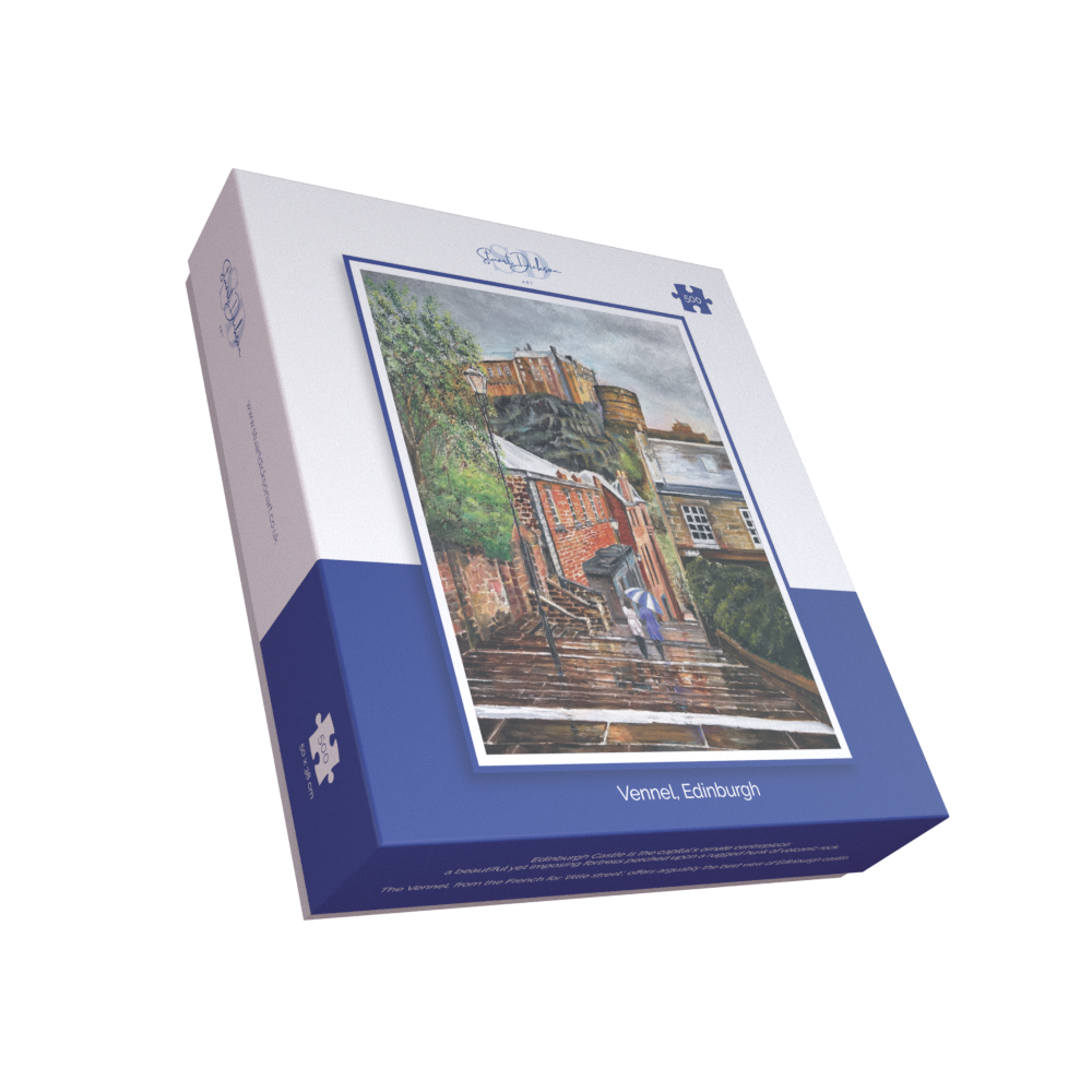 Vennel, Edinburgh - 500 Piece Jigsaw Puzzle – Stuart Dickson Art