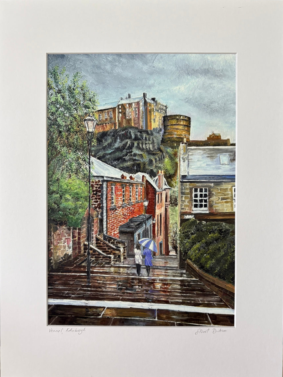 Vennel, Edinburgh - Giclee Print from Original Oil Painting – Stuart ...